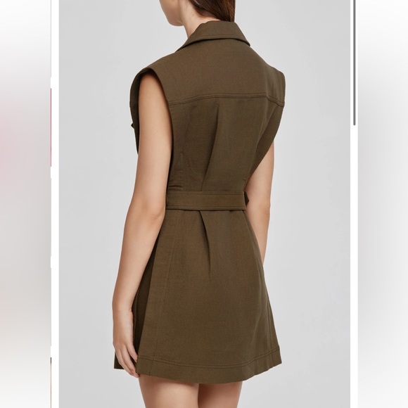 Acler | Dresses | Acler Cargo Dress Nwt Green Utility Dress | Poshmark